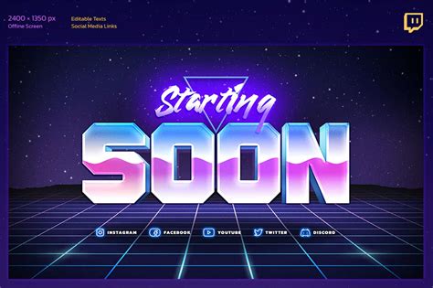 35 Best Twitch Stream Starting Soon Overlays