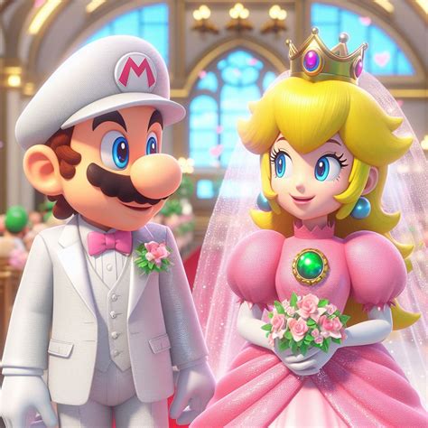 Mario And Princess Peachs Wedding Day By Cosmic Gamer 777 On Deviantart