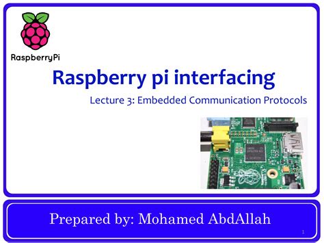 Raspberry Pi Lecture 3 Embedded Communication Protocols Pdf