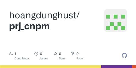 GitHub Hoangdunghust Prj Cnpm