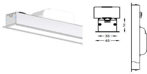 Rapier Mini 45×35 20w Mtr 2200lm 6000k Length 1000mm Reizindia