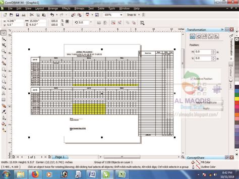 Cara Copy Paste Data Excel Ke Coreldraw