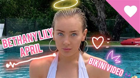 Bethany Lily April Bikini Video Youtube