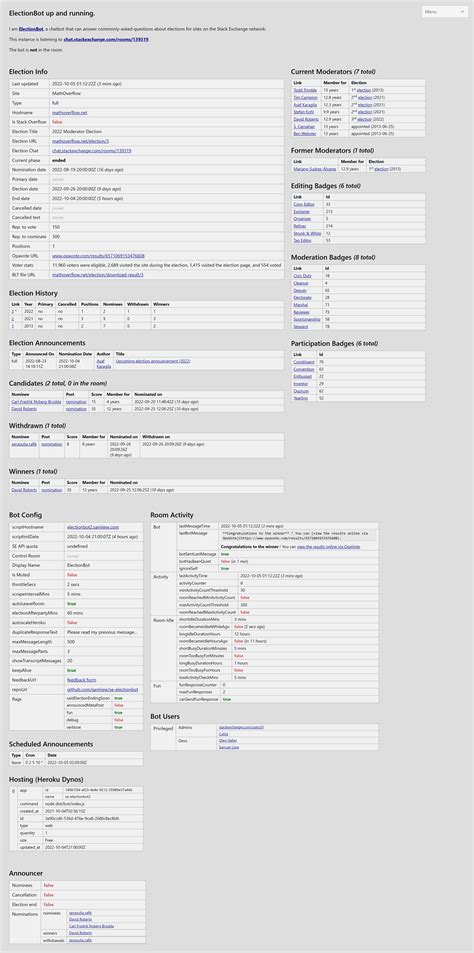 bot posts election results multiple times · issue 209 · samliew se electionbot · github