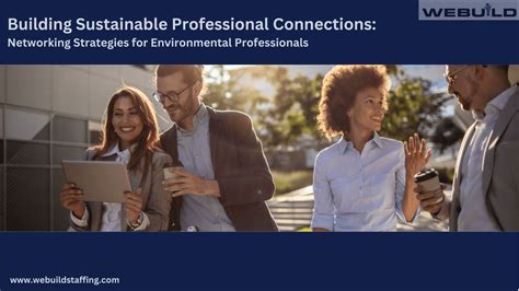 Networking Strategies For Environmental Professionals