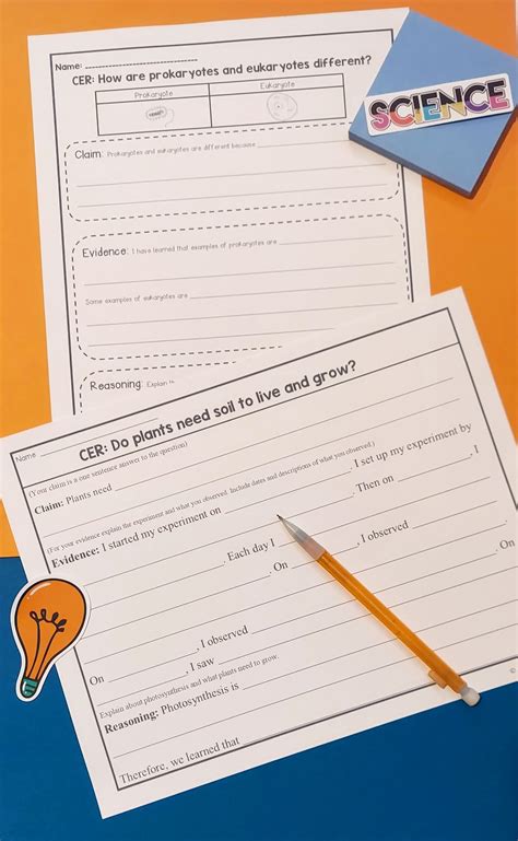 Tips For Writing A Great Science CER Polka Dots And Protons Interactive Science Notebooks