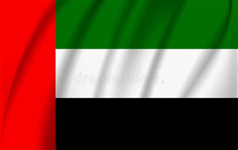 Bandera De Los Emiratos Árabes Unidos Stock De Ilustración Ilustración De Camino Emblema