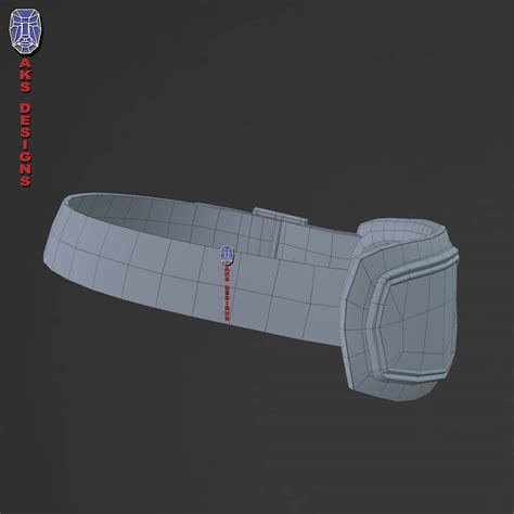Cartoon Vintage Riding Goggles Prop V3 3d Model By Aks Designs