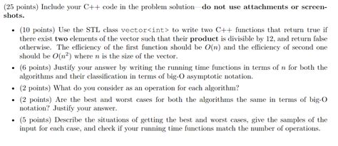 Solved 25 Points Include Your C Code In The Problem Chegg