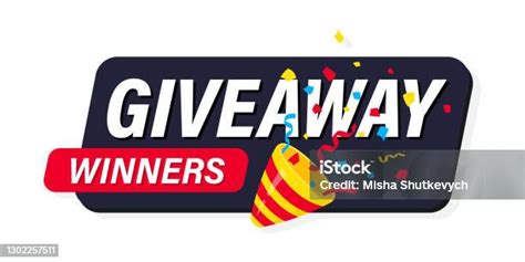 현대 타이포그래피 레터링 경품으로 축제 포퍼를 폭발 경품 승리입력 색종이가 있는 파티 포퍼 수상자를 위한 선물 컨셉 홍보 디자인을 위한 소셜 미디어 포스트 템플릿 1920