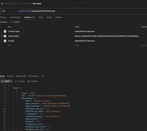 Suitecrm V8 Api Guide Authenticate Retrieve And Manage Leads With