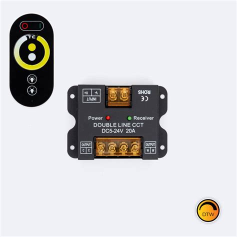 Controller Regolatore 24v Dc Telecomando Rf Per Dim To Warm Ledkia Controller Regolatore 24v Dc Telecomando Rf Per Dim To Warm Ledkia