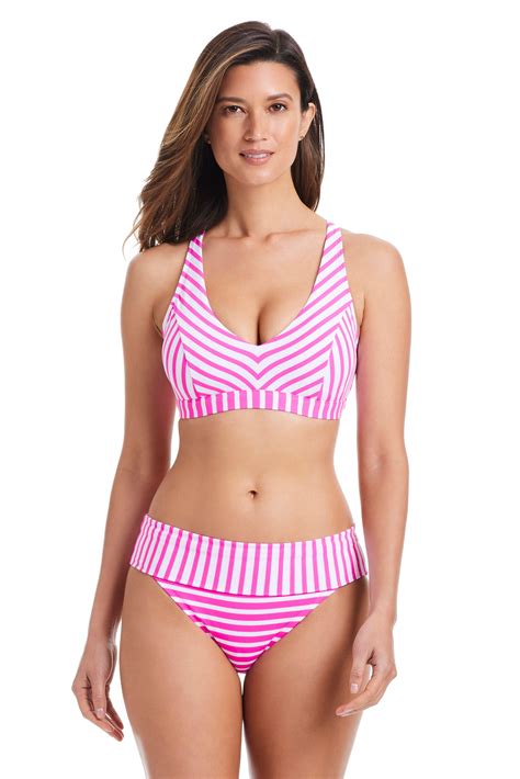 Bleu Rod Beattie Smooth Operator Womens D Dd Cross Back Bikini Top