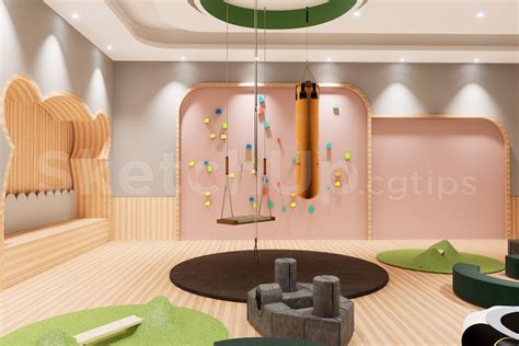 11689 Sketchup 3d Preschooler Classroom Model Download