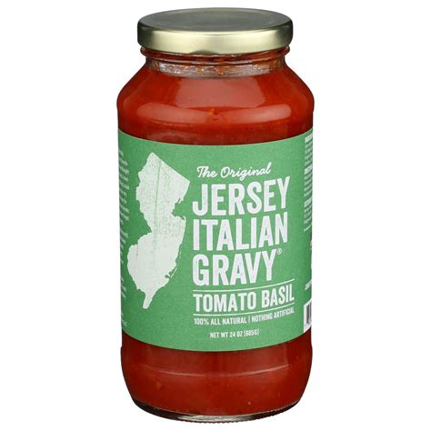 Jersey Italian Gravy Tomato Basil Pasta Sauce 24 Ounce 12 Per Case