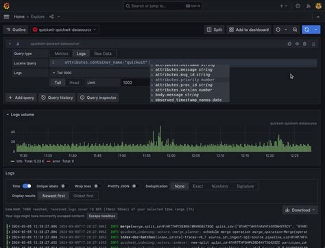 quickwit grafana plugin 0 4 is out with quality of life features ahead