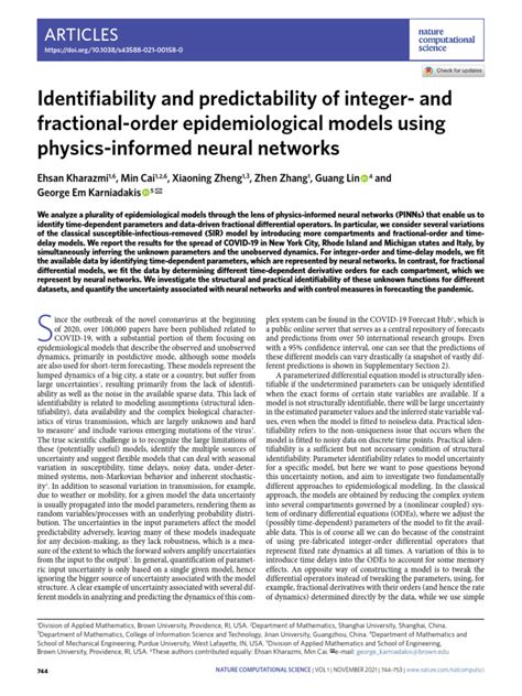 Schematic Of The Physics Informed Neural Network For Fractional Model Pdf Inverse Problem