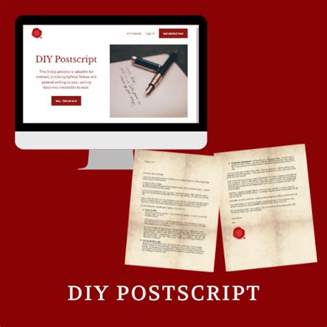 Write Your Story Your Way Postscript Service Options Postscript