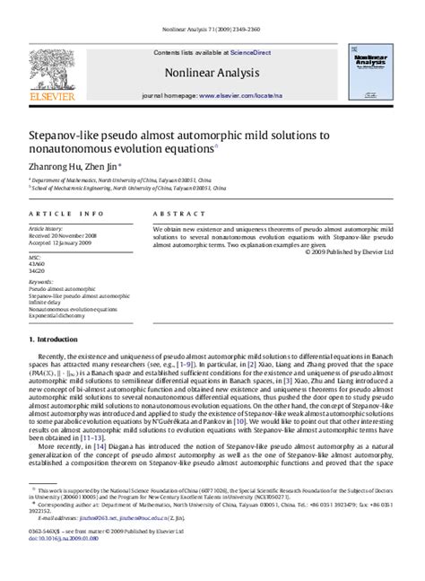 Pdf Stepanov Like Pseudo Almost Automorphic Mild Solutions To