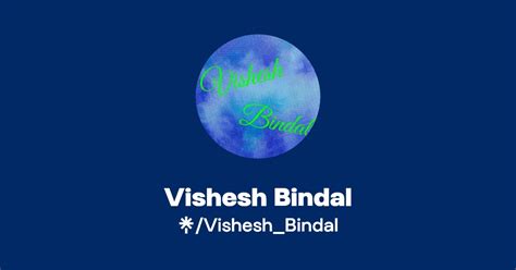 Vishesh Bindal Linktree