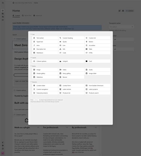 Zero One Multi Purpose Kirby Cms Starter Theme