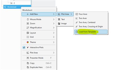 Plot Area Template Does Not Load Help Kde Discuss