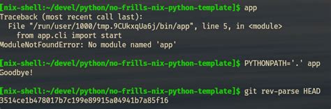 nix shell buildpythonpackage pyproject toml does not seem to give
