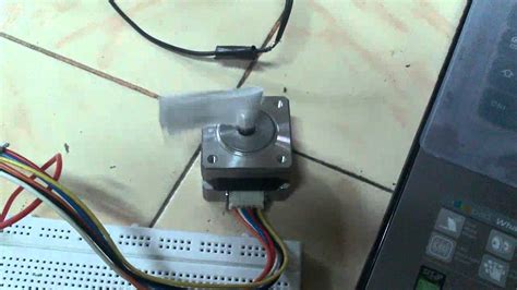 Controlling A Unipolar Stepper Motor With Arduino Youtube