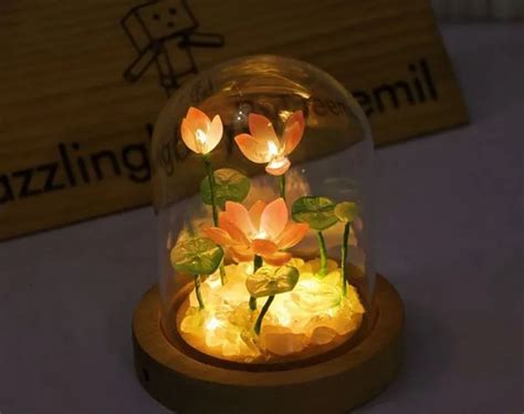 نورپردازی رمانتیک چراغ رومیزی طرح گل برای اتاق خواب شما ماگرتا