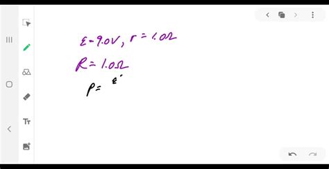 solved a load resistor r is attached to a battery of emf ℰ and
