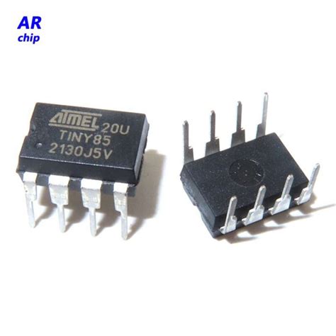 New Genuine Dip 8 Attiny85 Attiny85 20pu Ic Chip Microcontroller