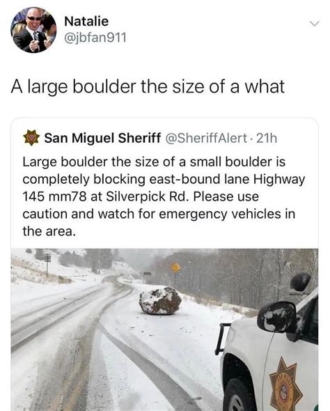 Large Boulder The Size Of A Small Boulder Scrolller