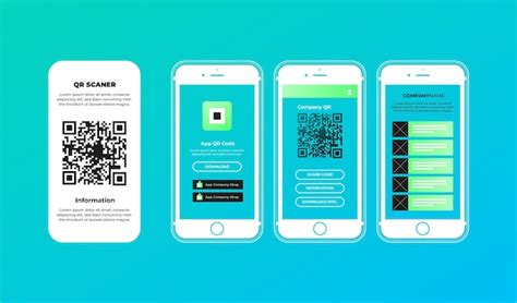 스마트 폰 스캔 Qr 코드 무료 벡터