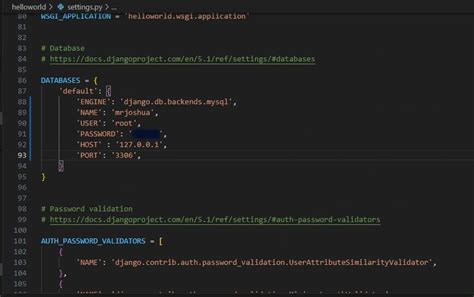 oluwatobiloba beecroft on linkedin django python mysql connection