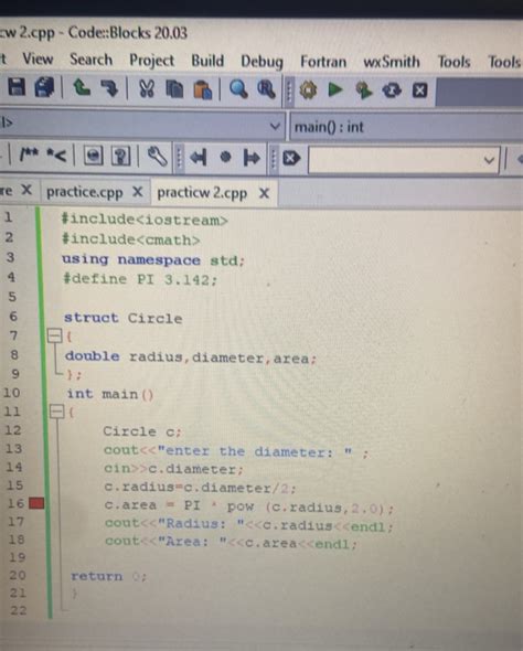Cw 2cpp Code Blocks 2003tviewsearchprojectbuilddebugfortran W