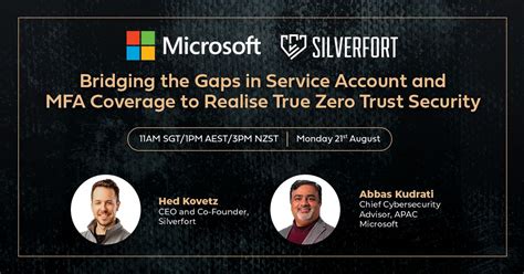 Silverfort On Linkedin Zerotrust Webinar Identitysecurity Cybersecurity