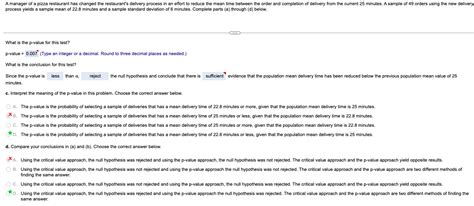 Solved Tstat Type An Integer Or A Decimal Round To Two