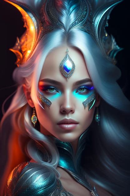 Premium Ai Image Dragon Girl