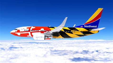 Southwest Airlines Maryland One 737 700 X Plane To