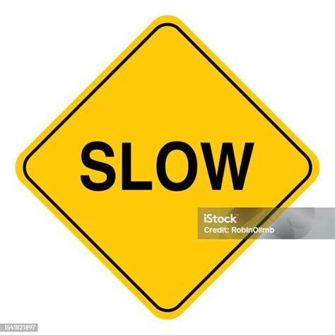 Rambu Jalan Lambat Ilustrasi Stok Unduh Gambar Sekarang Lambat