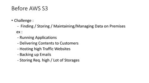 Aws S3pptx Cloud Computing Internet