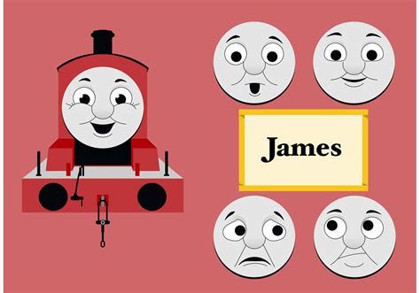 James From Thomas The Tank Engine Free Vector 88764 Vector Art At Vecteezy