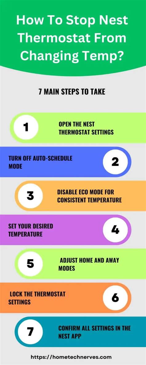How To Stop Nest Thermostat From Changing Temp Steps