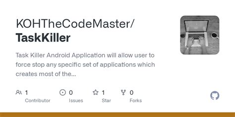 Github Kohthecodemaster Taskkiller Task Killer Android Application Will Allow User To Force