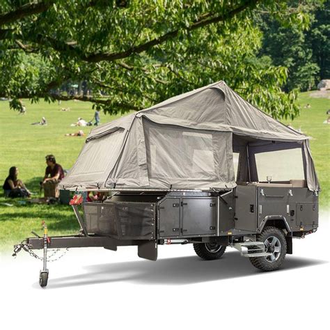 Ecocmapor Direct Manufacturers In China Pull Behind Off Road Pop Up Tent Folding Camper Trailers
