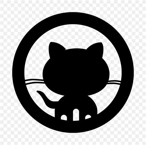 Github Icon Design Png 1600x1600px Github Black Black And White