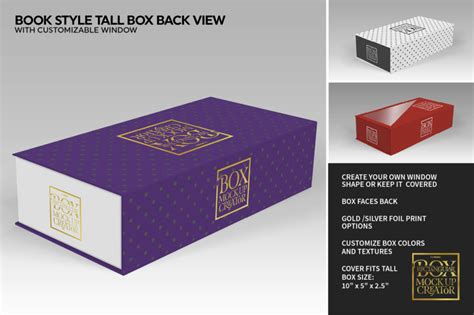 Rectangular Box Mock Up Creator By INC Design Studio TheHungryJPEG