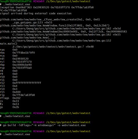 When Run Test Exit With Status 3221225781 · Issue 477 · Webviewwebview · Github