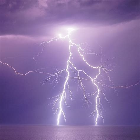 Lightning Ocean Storm