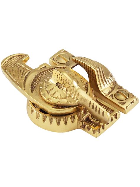 Solid Brass Eastlake Style Sash Lock House Of Antique Hardware